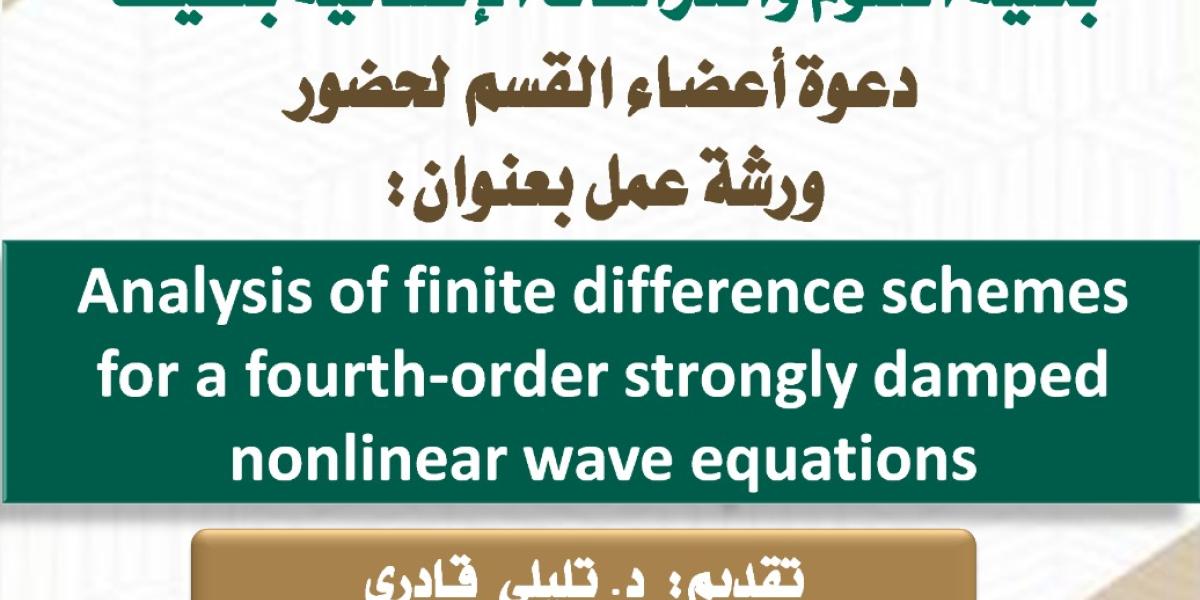 Analysis Of Finite Difference Schemes For A Fourth Order Strongly Damped Nonlinear Wave